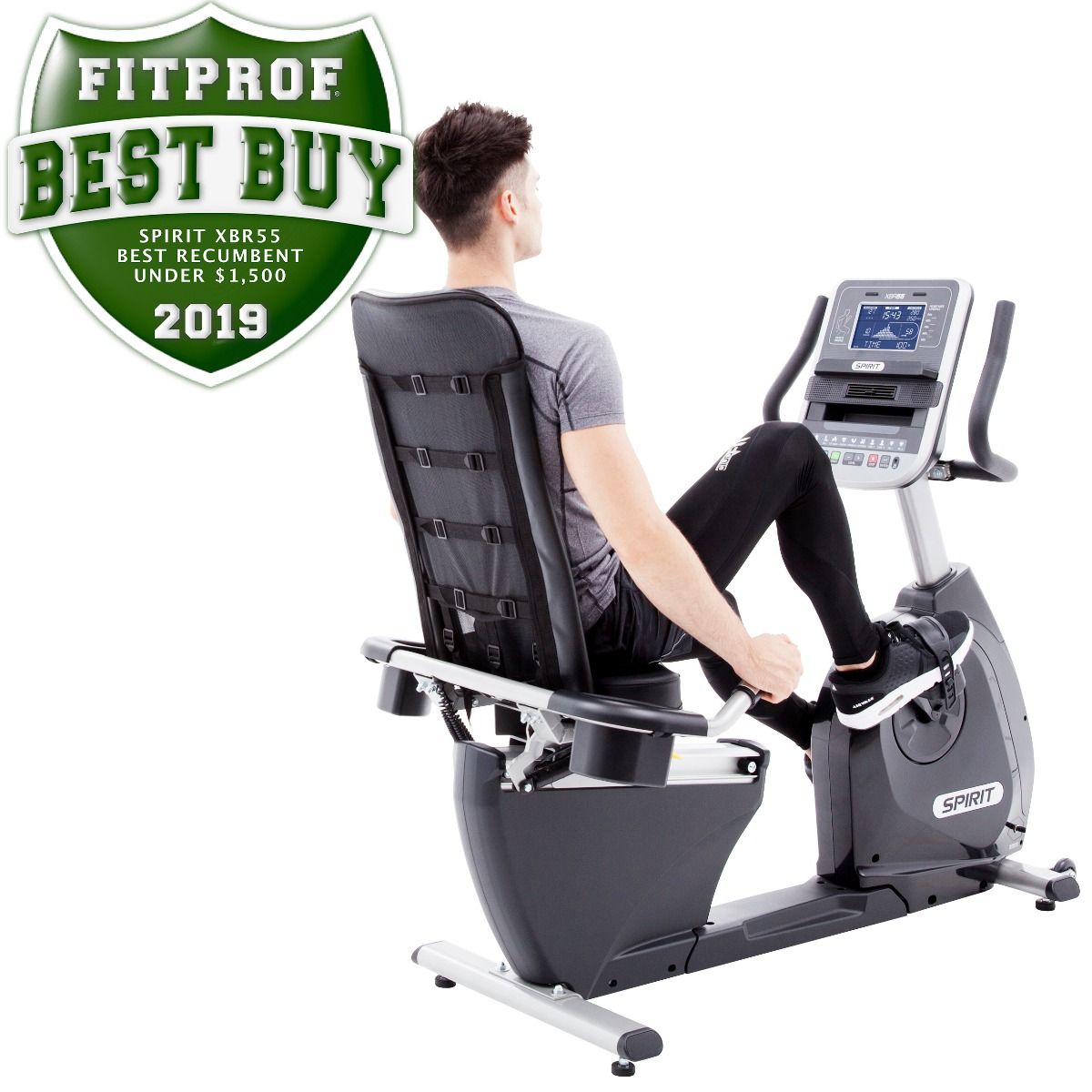 Spirit Fitness XBR55 Recumbent Bike (New Pedals) - Fitness Emporium ...