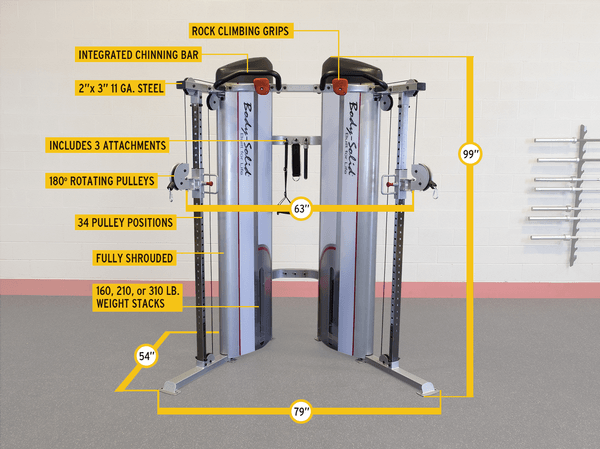 BODY-SOLID SERIES II FUNCTIONAL TRAINER | S2FT - Fitness Emporium | It ...
