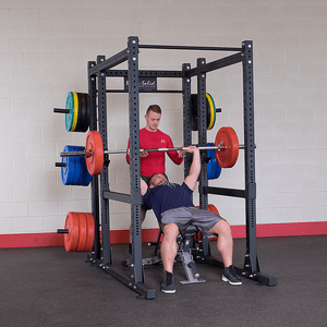 BODY-SOLID COMMERCIAL EXTENDED POWER RACK PACKAGE | SPR1000BACKP4 ...