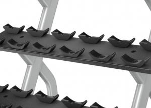 Precor Discovery™ Series 3‐Tier, 15 Pair Dumbbell Rack DBR0815 ...