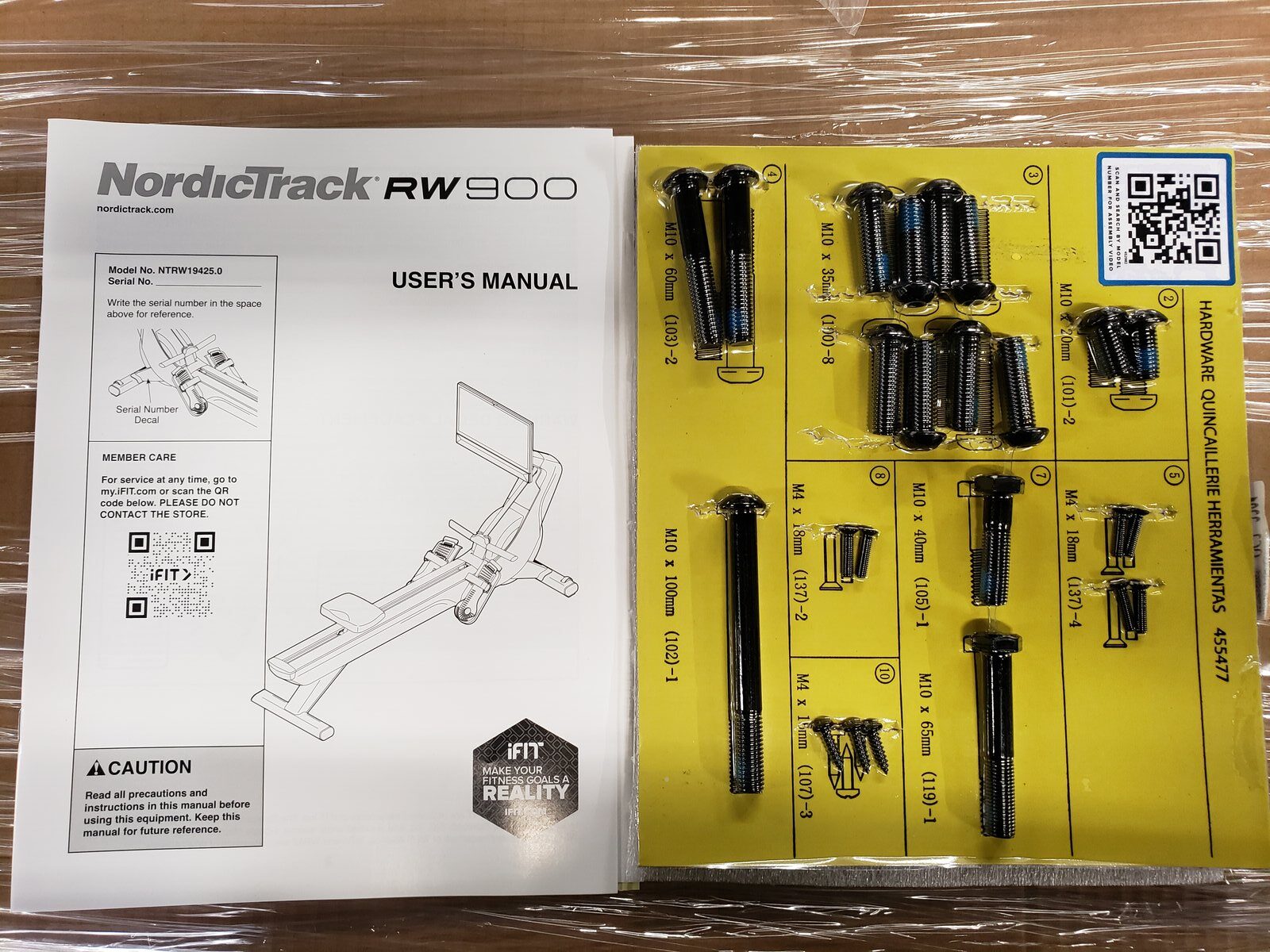 NordicTrack RW900 Rower Machine NTRW19425 Refurbished